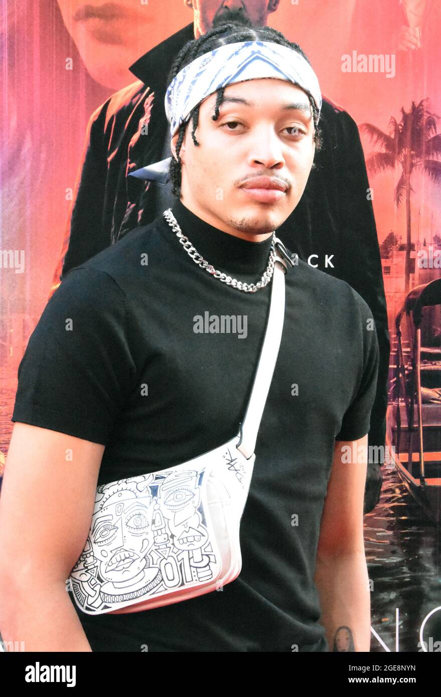 Los Angeles, California, USA 17th August 2021 Singer Lonr (Land of ...