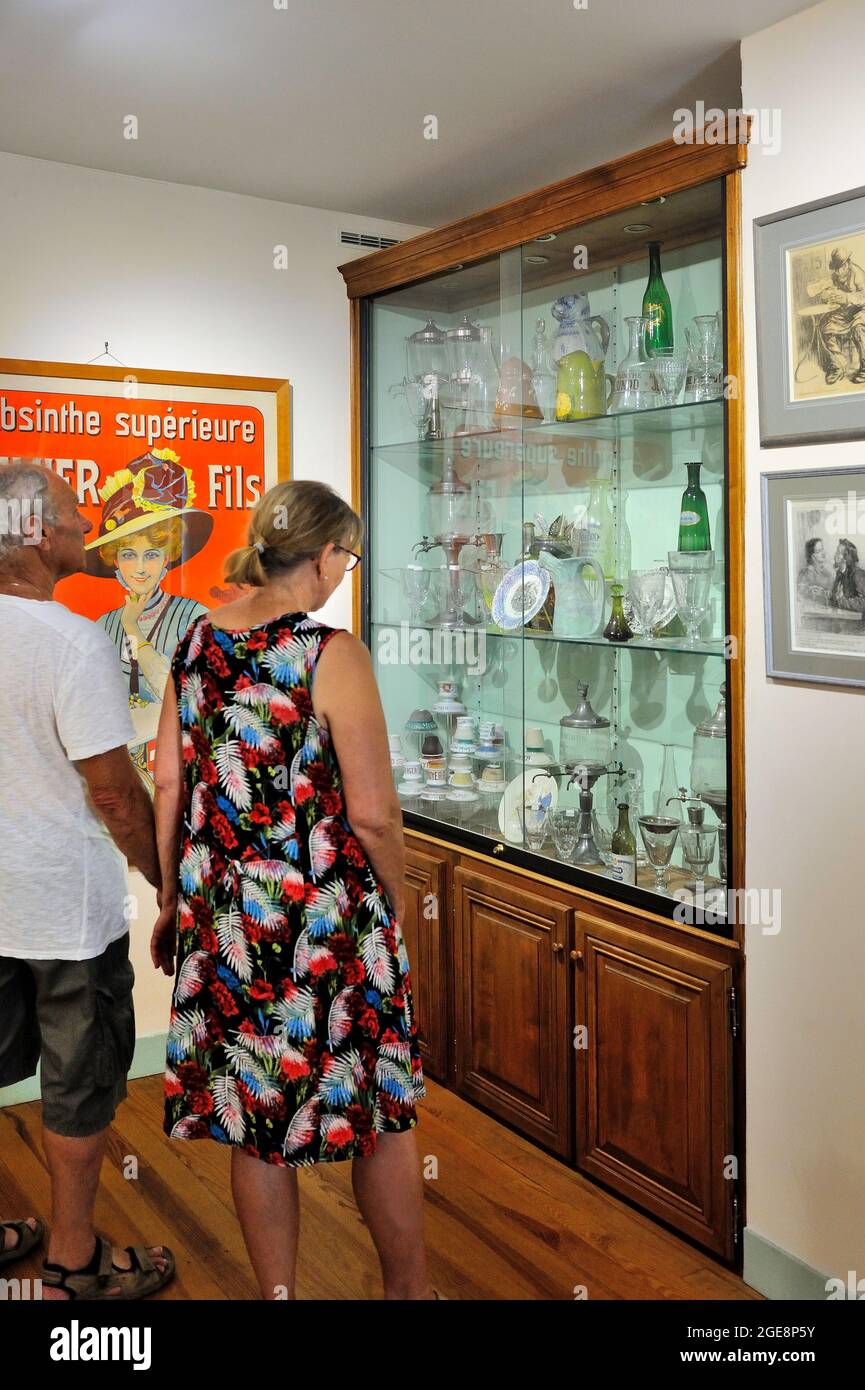 FRANCE, VAL D'OISE (95) AUVERS-SUR-OISE, MUSEUM OF ABSINTHE Stock Photo ...