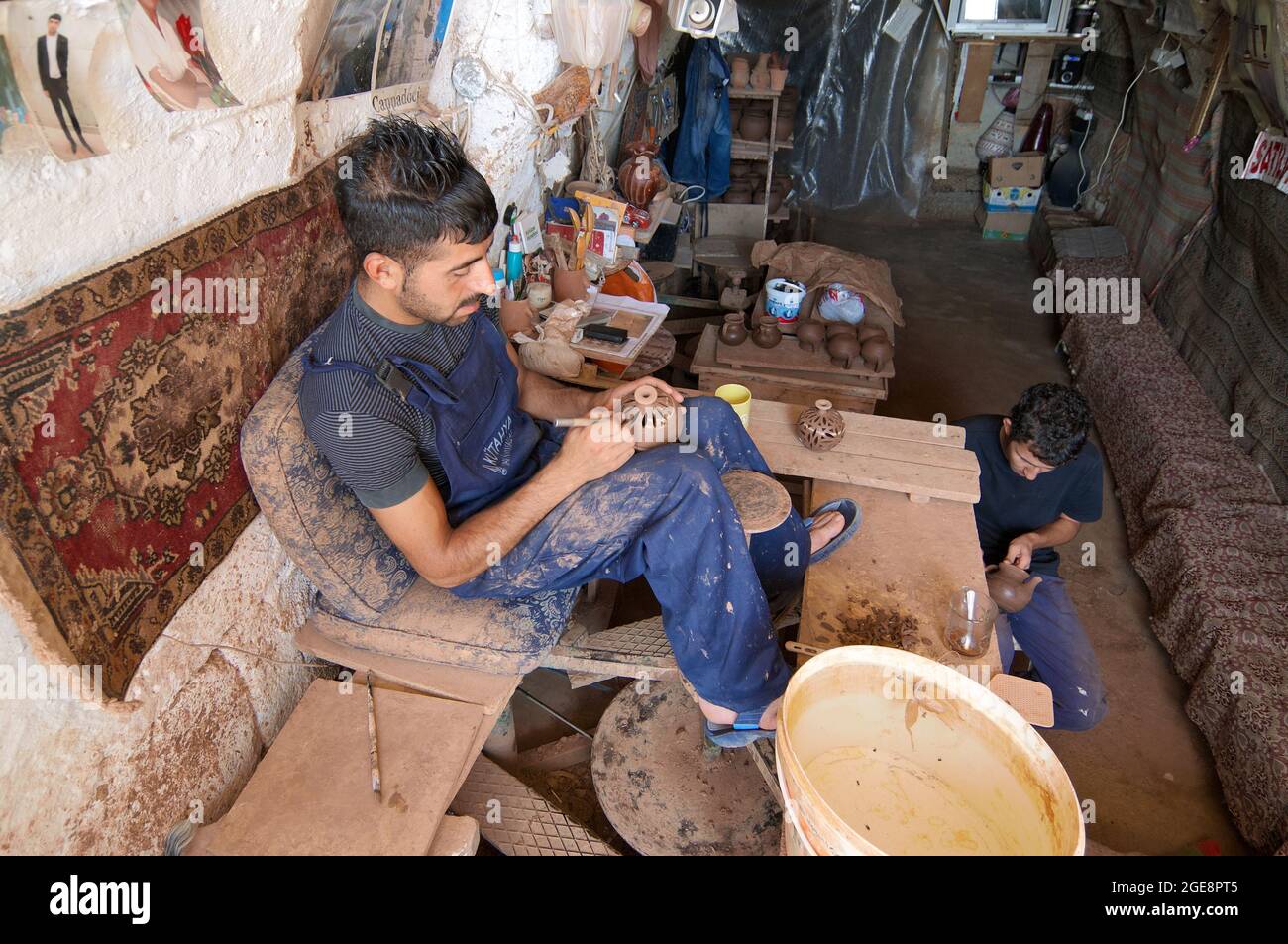 economy of tourism and traditional craft in Turkey from raw clay to ...