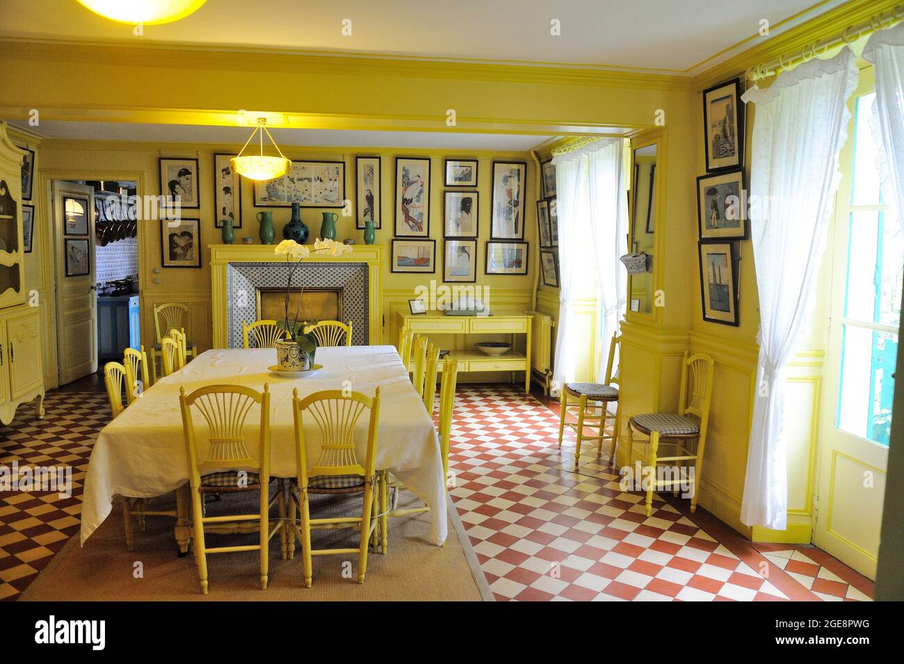 FRANCE, GIVERNY (27) FONDATION CLAUDE MONET, HOUSE OF CLAUDE MONET, THE ...