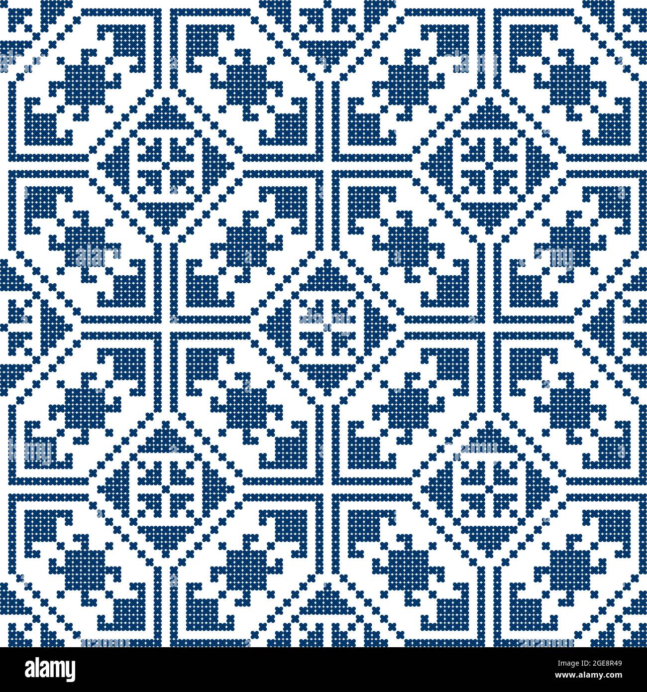 Balkan textile Stock Vector Images - Alamy