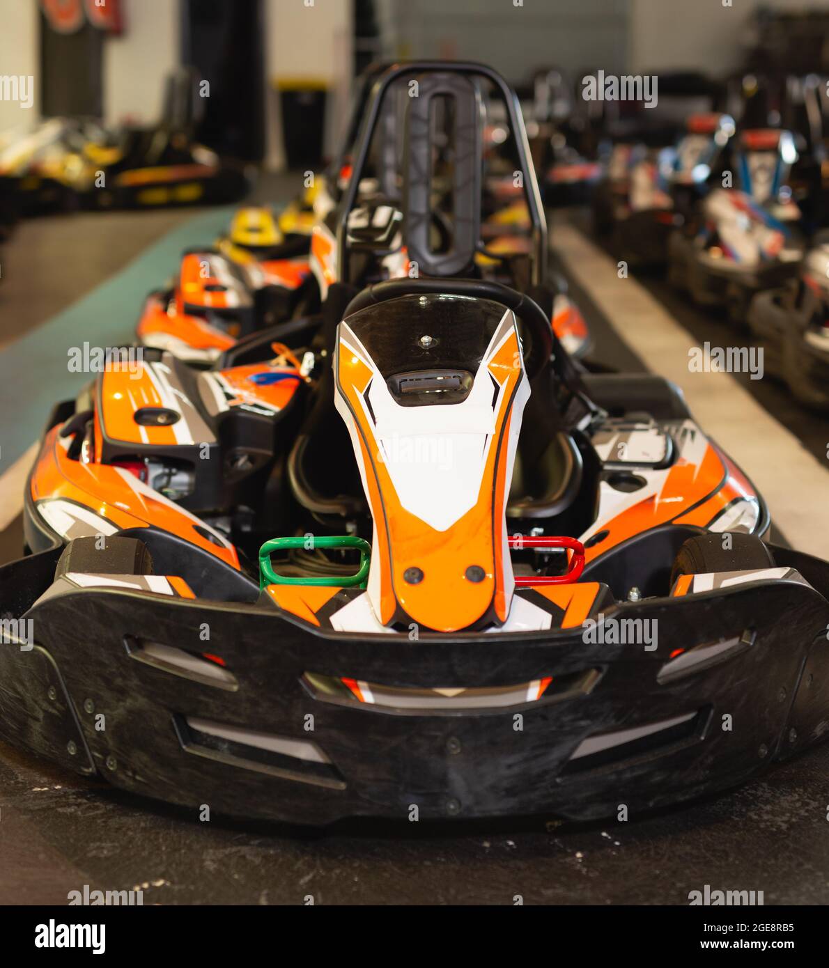 Photo of driving sports cars for carting Stock Photo - Alamy