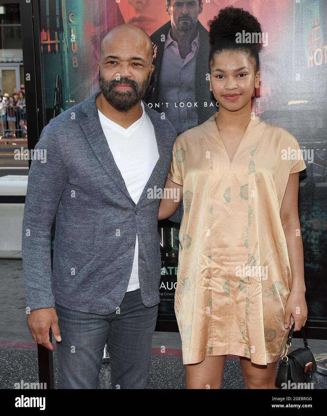 Hollywood, US, August 17, 2021. (L-R) Jeffrey Wright and Juno at the ...