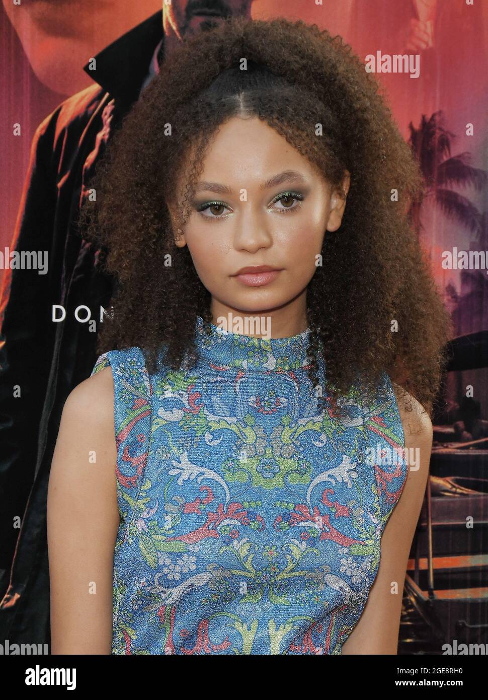 Los Angeles, USA. 17th Aug, 2021. Nico Parker arrives at the Warner ...