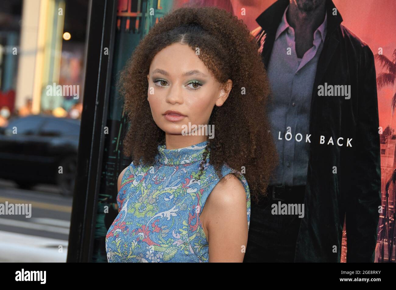 Los Angeles, USA. 17th Aug, 2021. Nico Parker arrives at the Warner ...