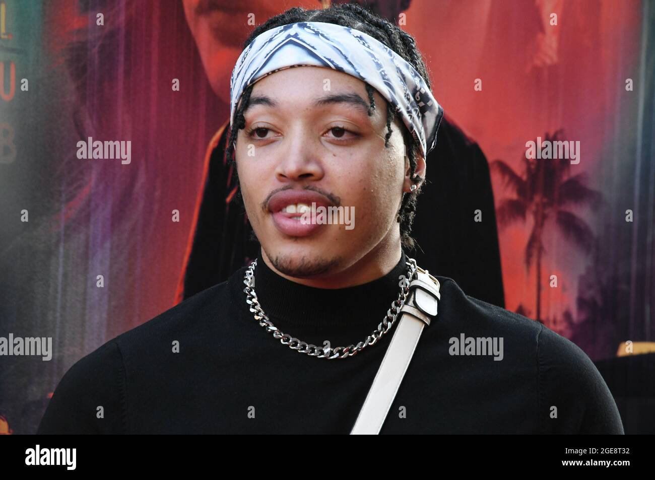 Los Angeles, USA. 17th Aug, 2021. Lonr arrives at the Warner Bros ...