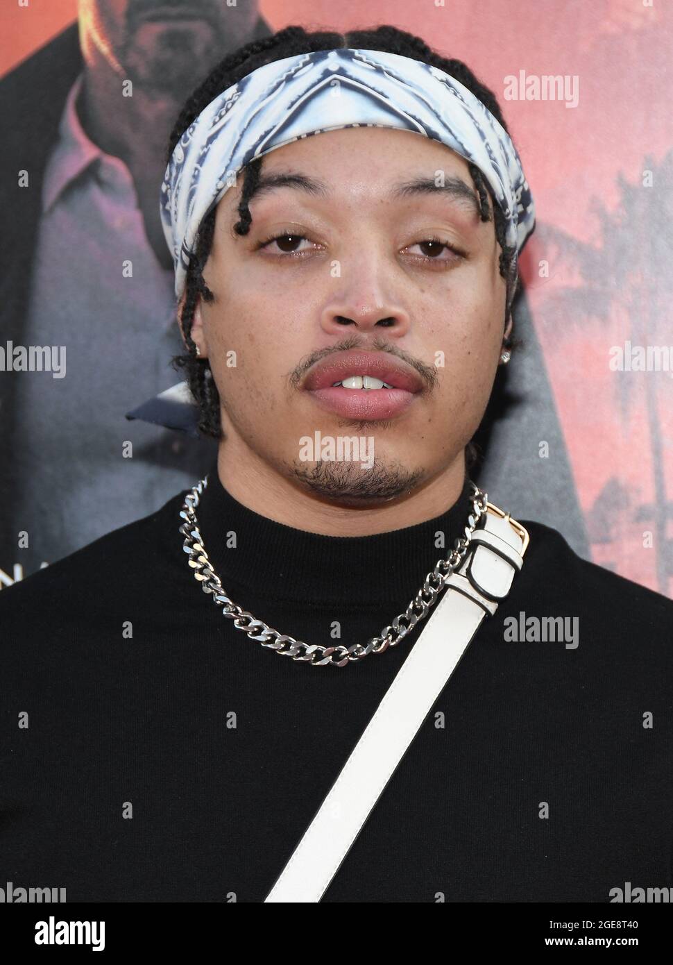 Hollywood, US, August 17, 2021. Lonr arrives at the Warner Bros ...