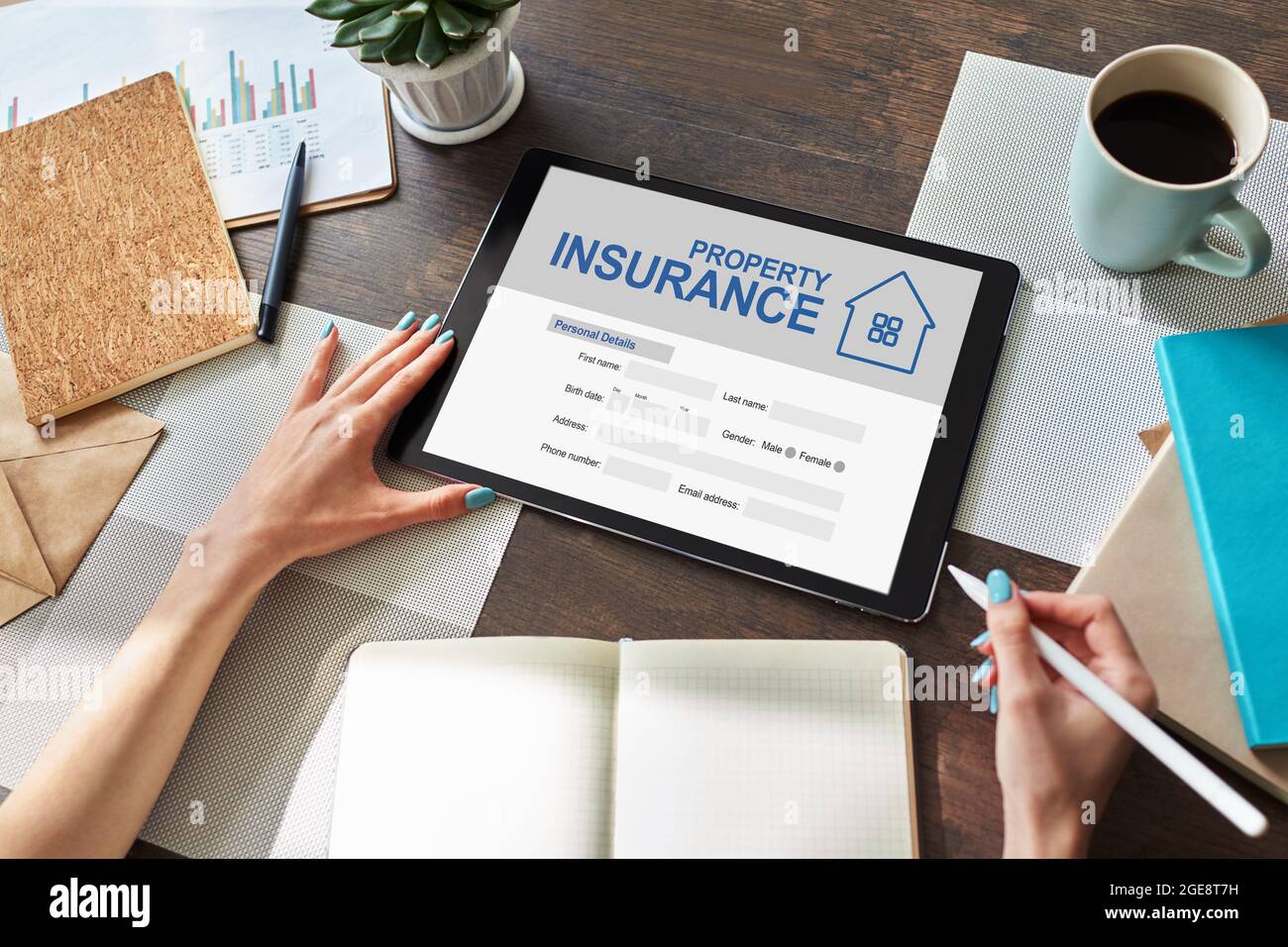 Home insurance policy form concept hi-res stock photography and images ...