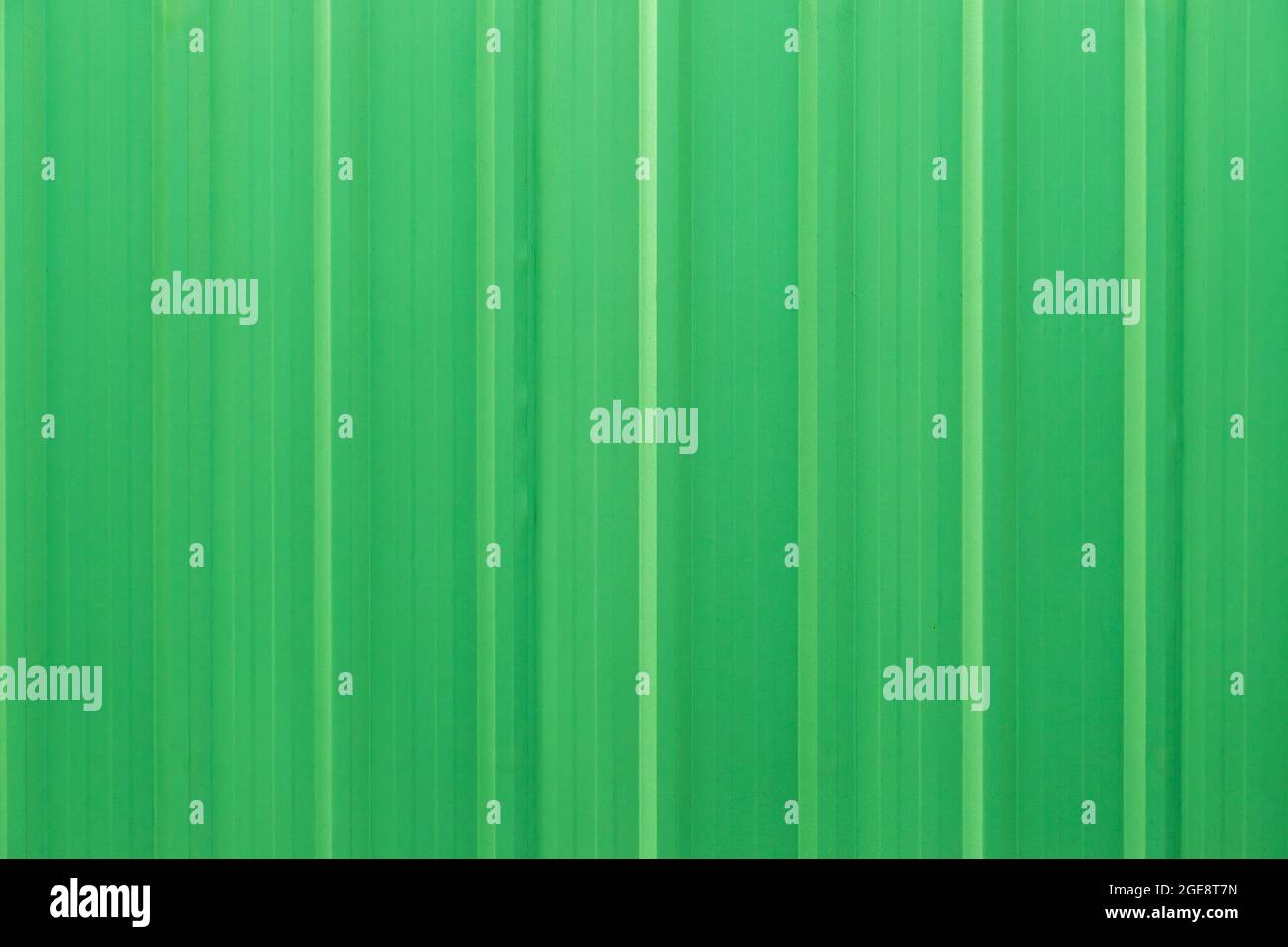 Green color corrugated metal zinc sheet texture background Stock Photo ...