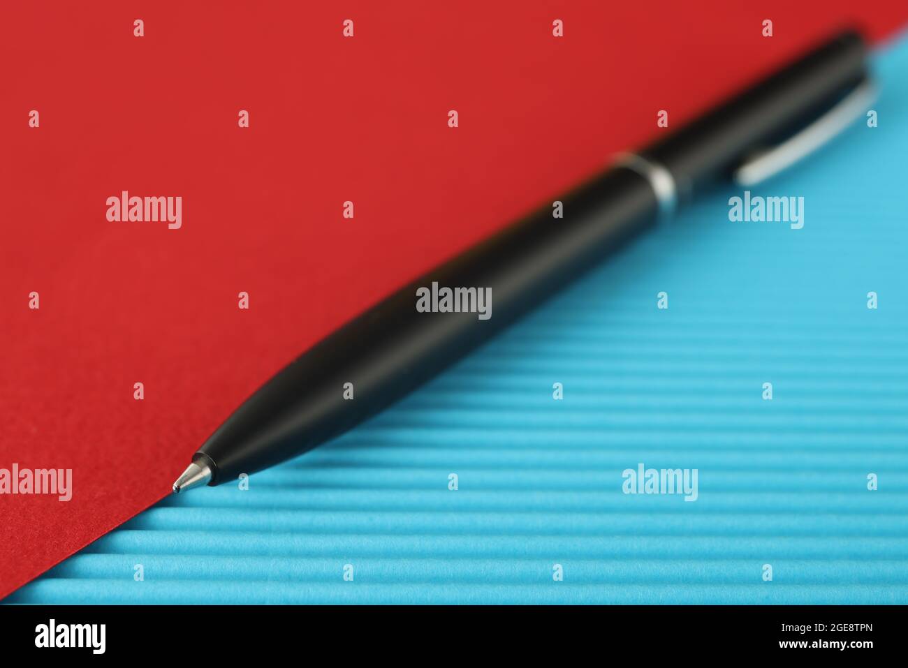 Red ballpoint pen hi-res stock photography and images - Alamy