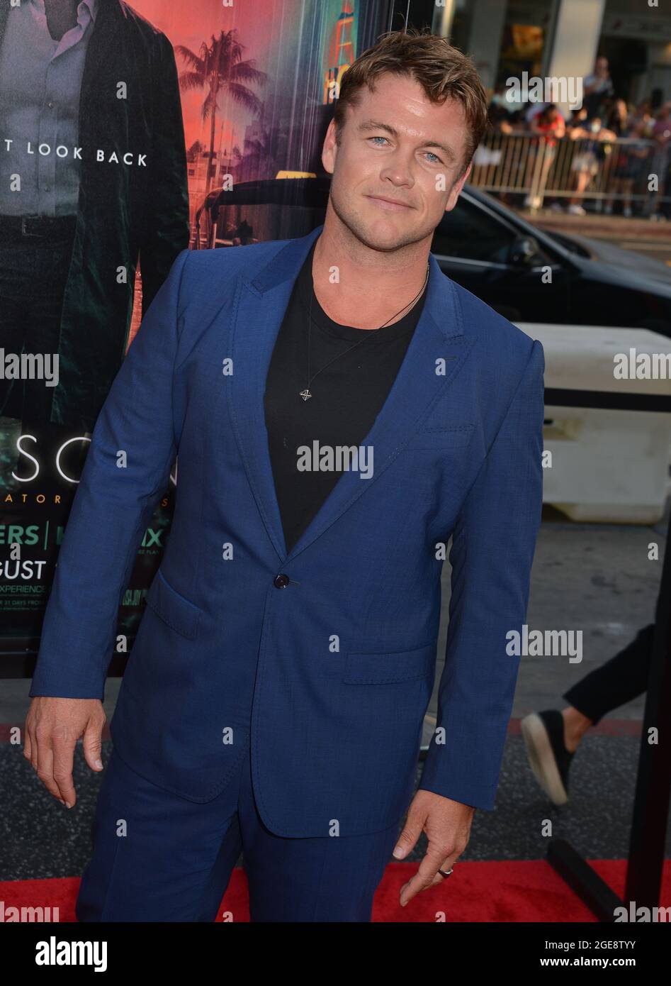 Los Angeles, USA. 18th Aug, 2021. Luke Hemsworth 059 arrives at Warner ...