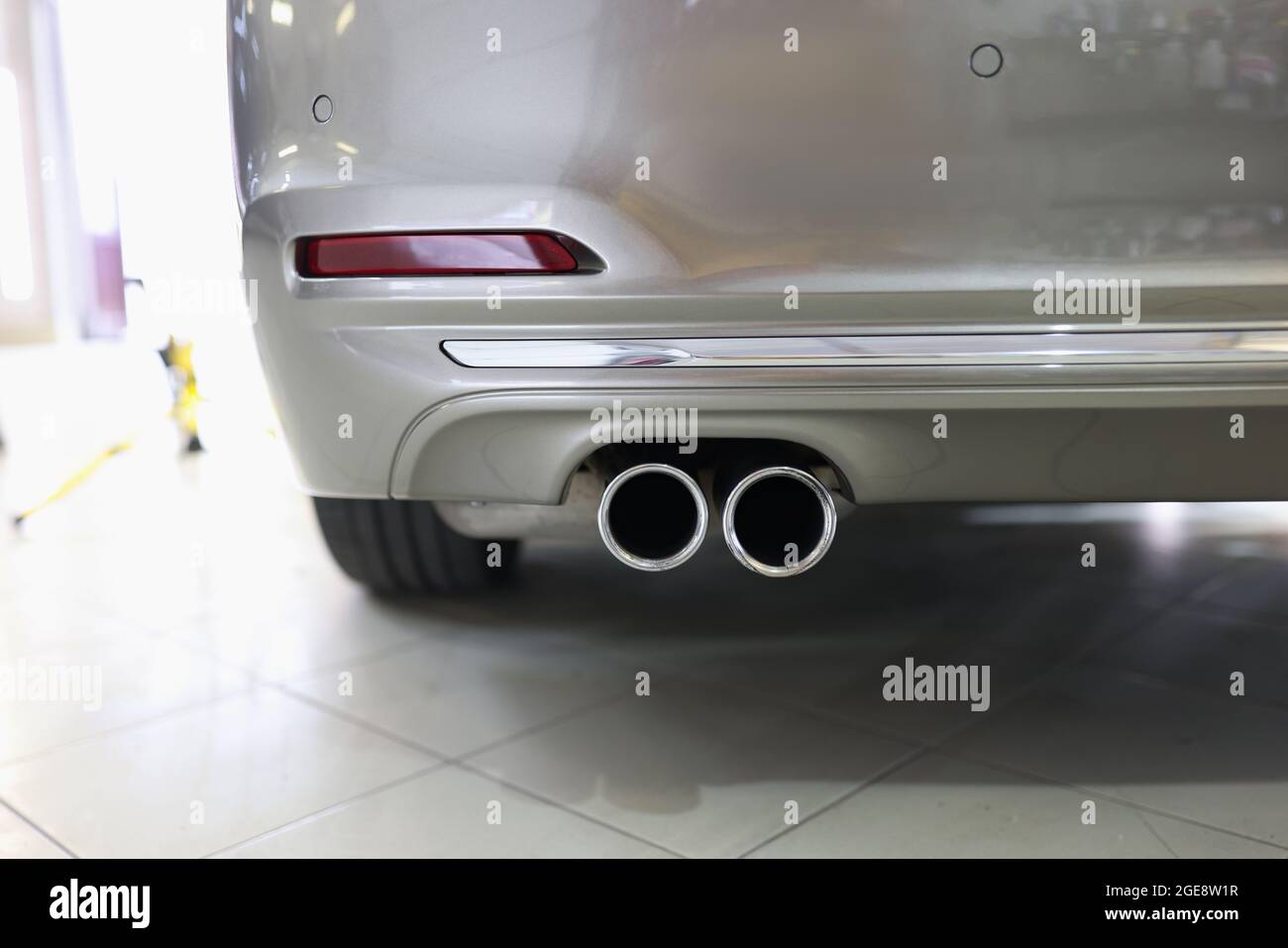 Back exhaust pipe hi-res stock photography and images - Alamy