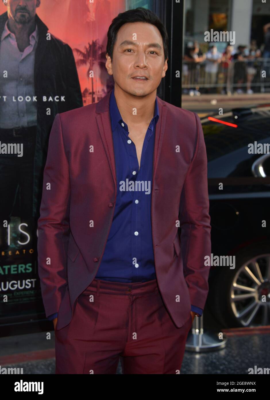 Los Angeles, USA. 18th Aug, 2021. Daniel Wu 104 arrives at Warner Bros ...