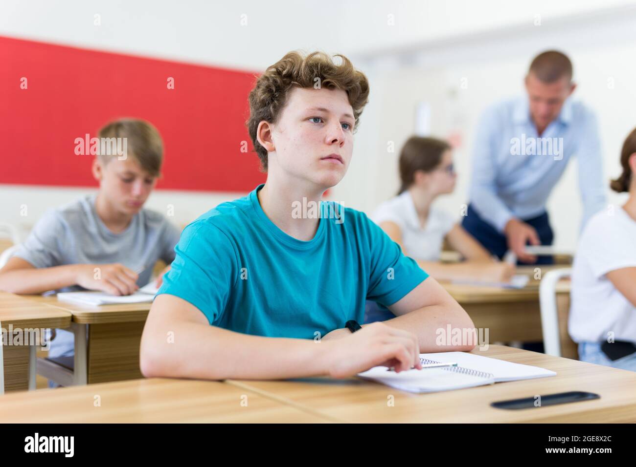 Tired student fell asleep on desk in class Stock Photo - Alamy Tired student fell asleep on desk in class Stock Photo - Alamy