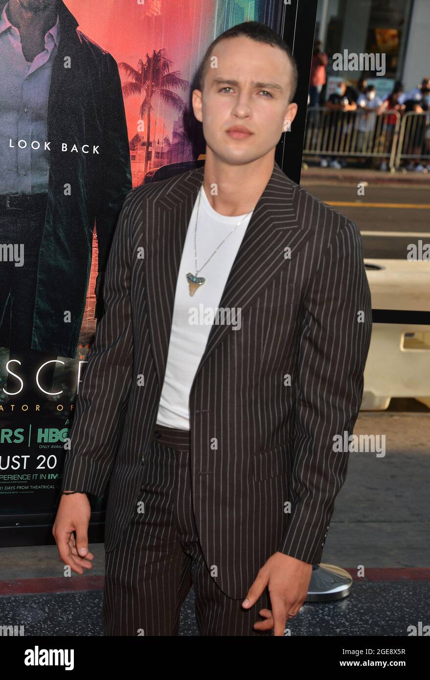 Los Angeles, USA. 18th Aug, 2021. Mojean Aria 113 arrives at Warner ...