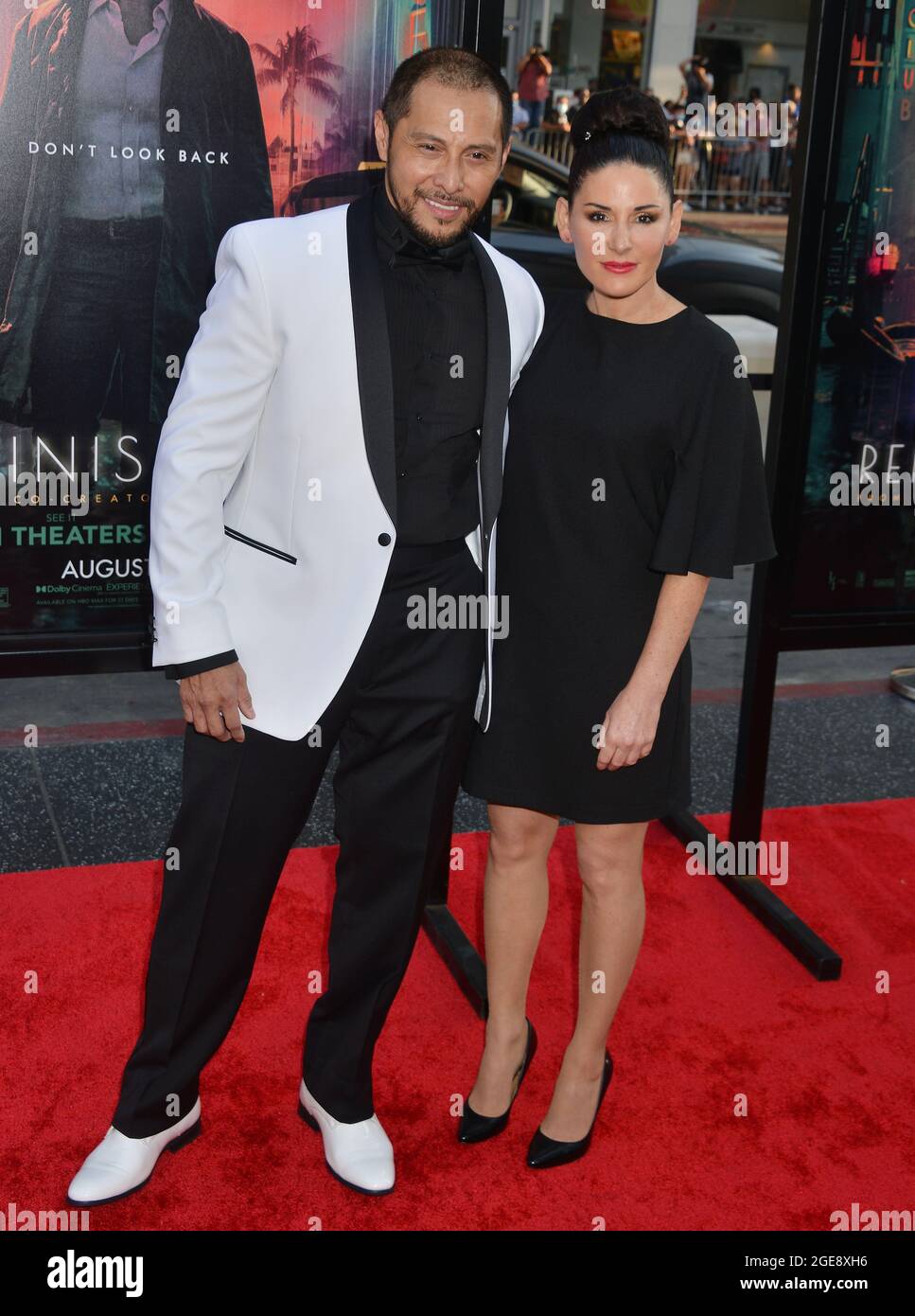 Carla seneca wife 096 arrives at warner bros pictures hi-res stock ...