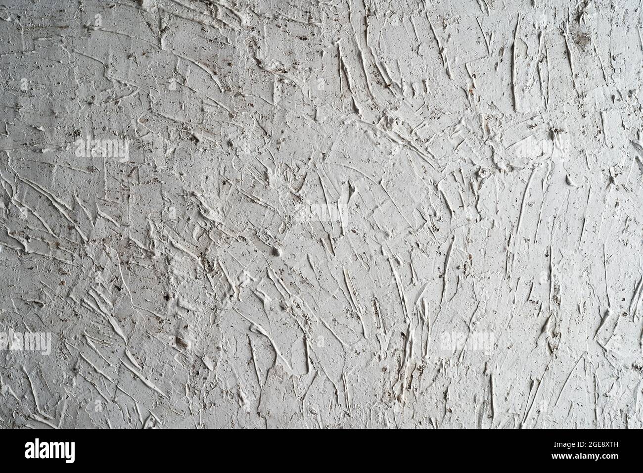 For backgrounds of designs and photos white plaster with soil Stock ...