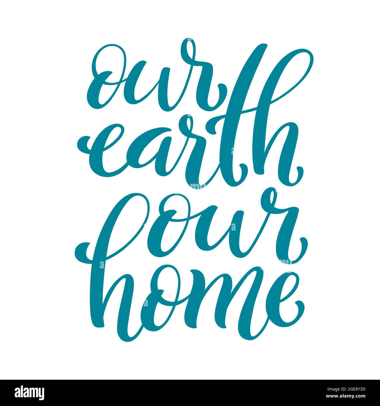 Green earth eco poster Stock Vector Images - Alamy