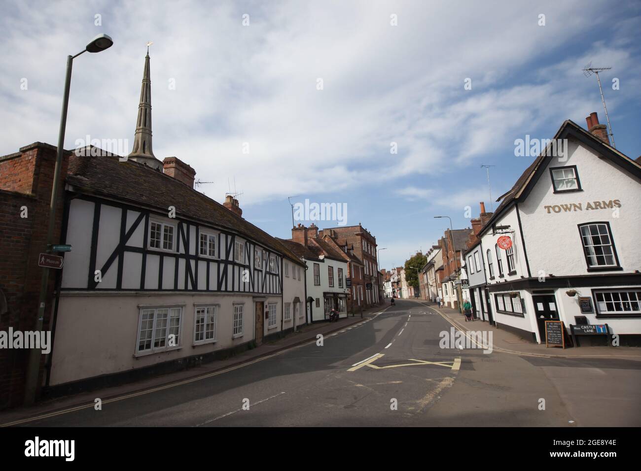 Old buildings on the High Street in Wallingford, Oxfordshire in the UK ...