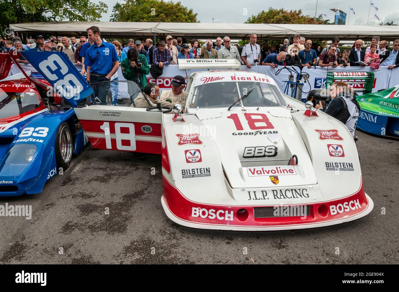 Porsche 935 JLP-4 at the Goodwood Festival of Speed motor racing event ...