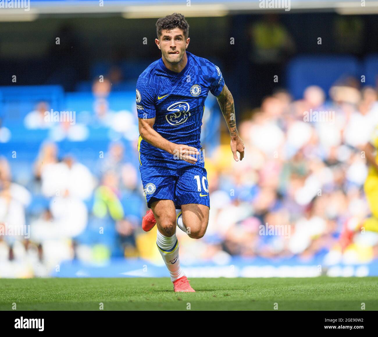 Chelsea v Crystal Palace -The Premier League Christian Pulisic during ...