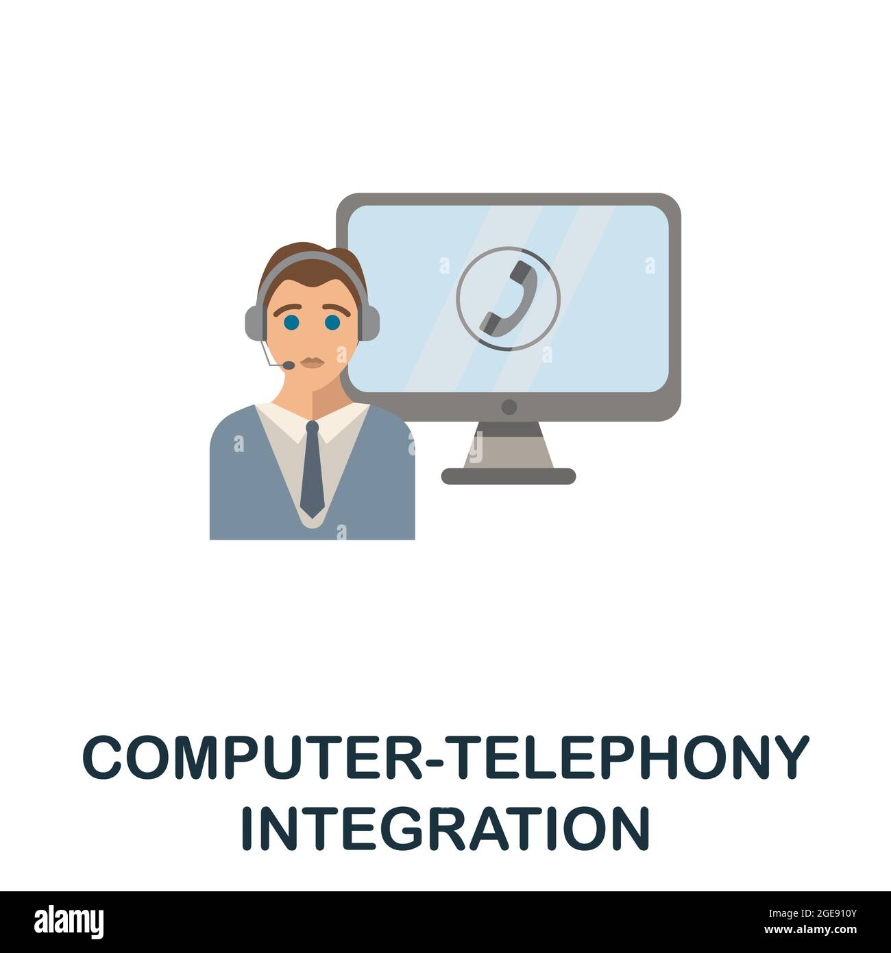 Telephone routing Stock Vector Images - Alamy
