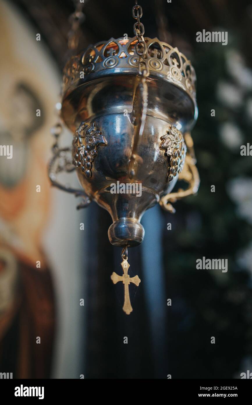 Christian oil lamp hi-res stock photography and images - Alamy