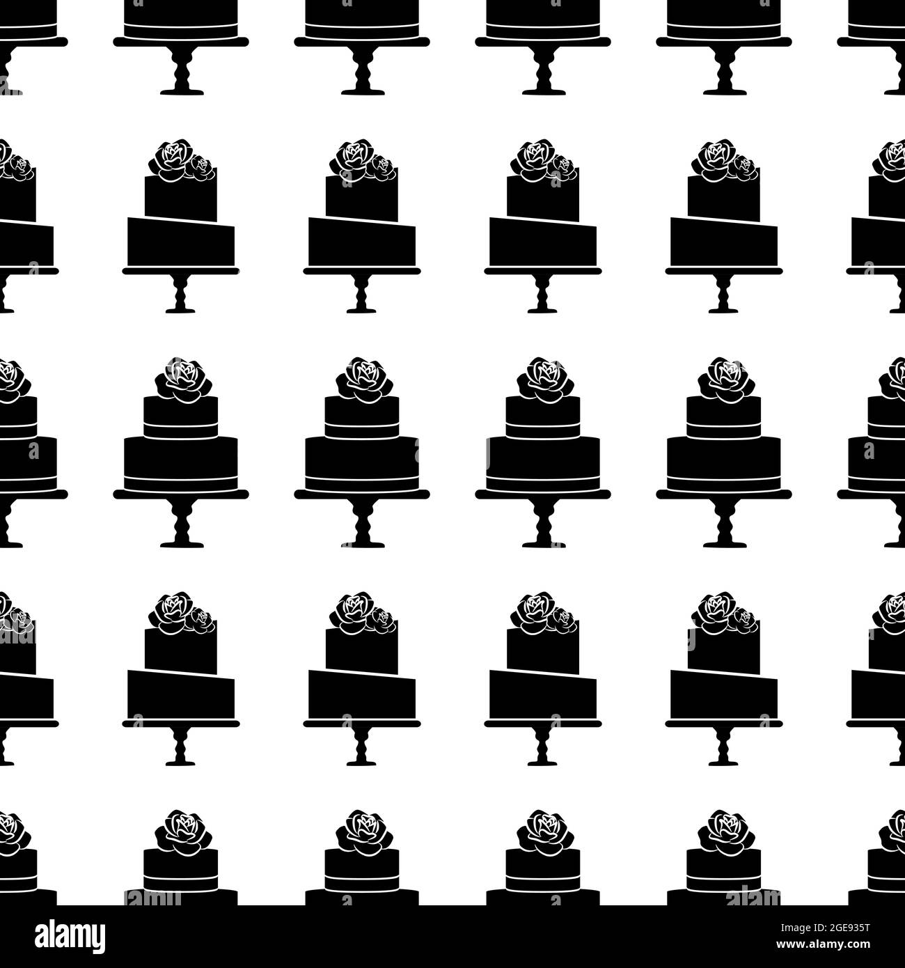 Elegant cake design Black and White Stock Photos & Images - Alamy