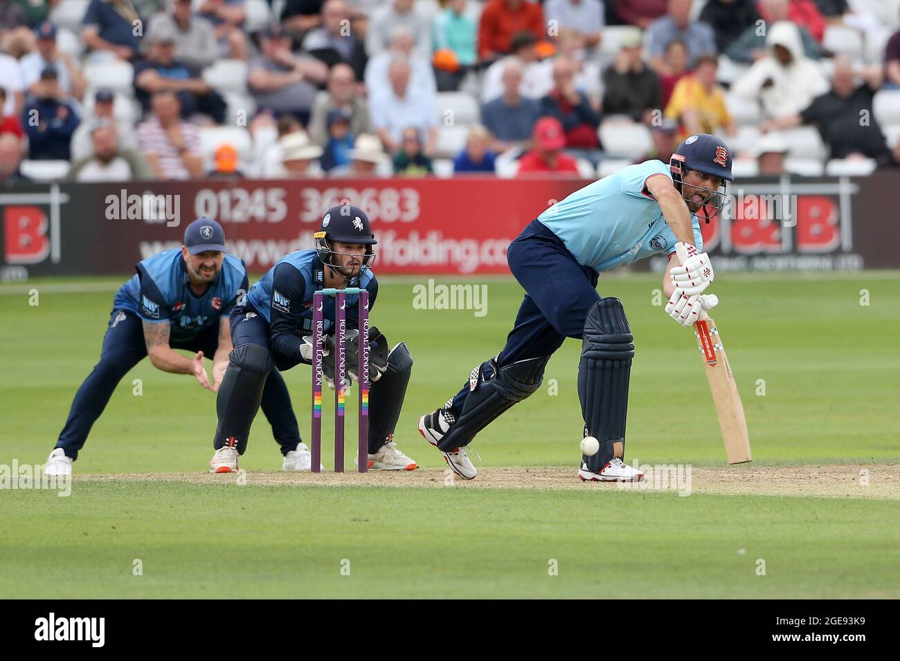 Sir Alastair Cook in batting action for Essex during Essex Eagles vs ...