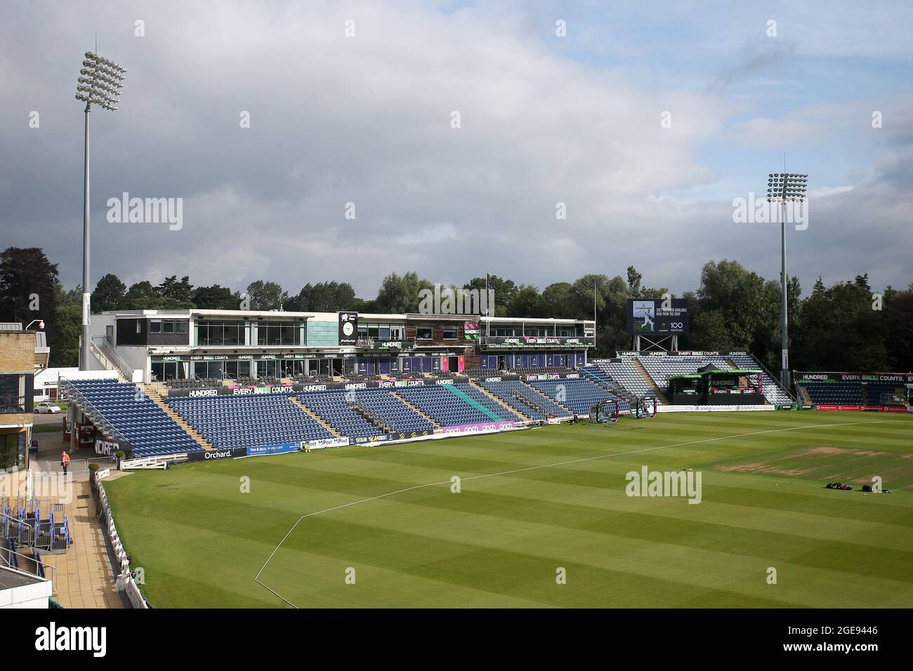General view of the ground during Glamorgan vs Essex Eagles, Royal ...
