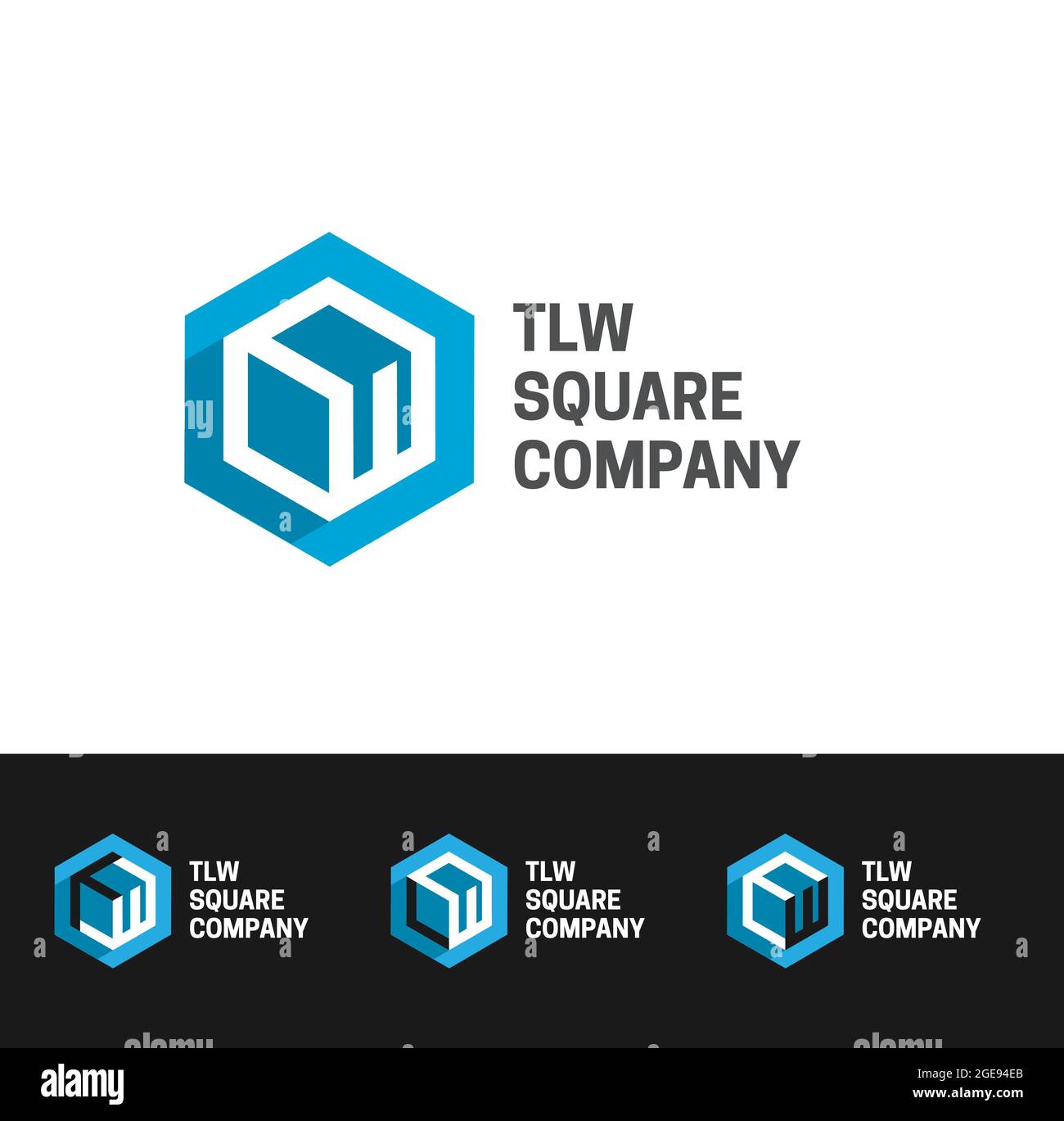Square Flat Logo Stock Vector Image & Art - Alamy