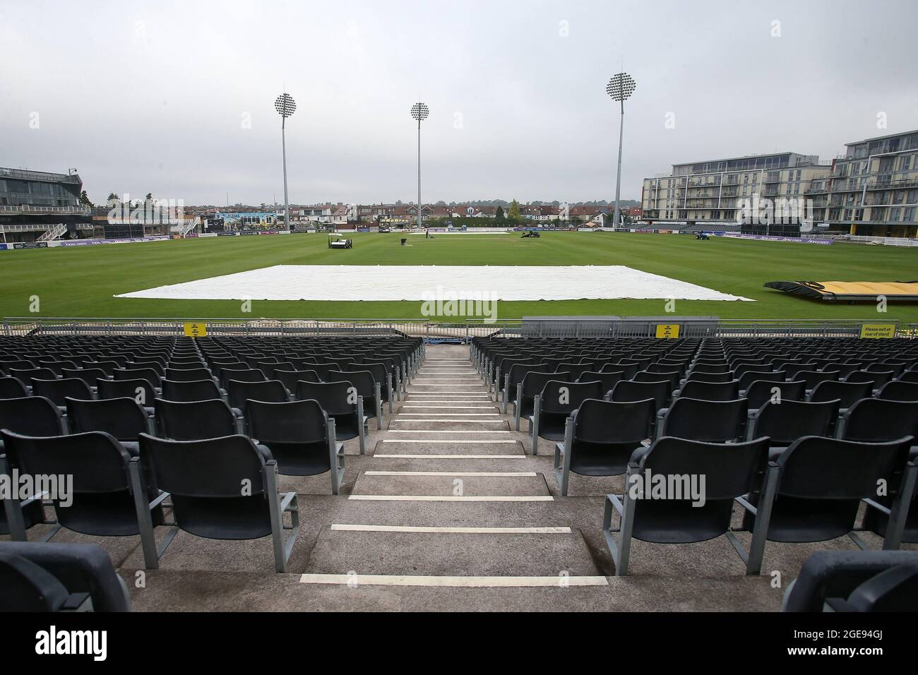 General view of the ground ahead of Gloucestershire vs Essex Eagles ...