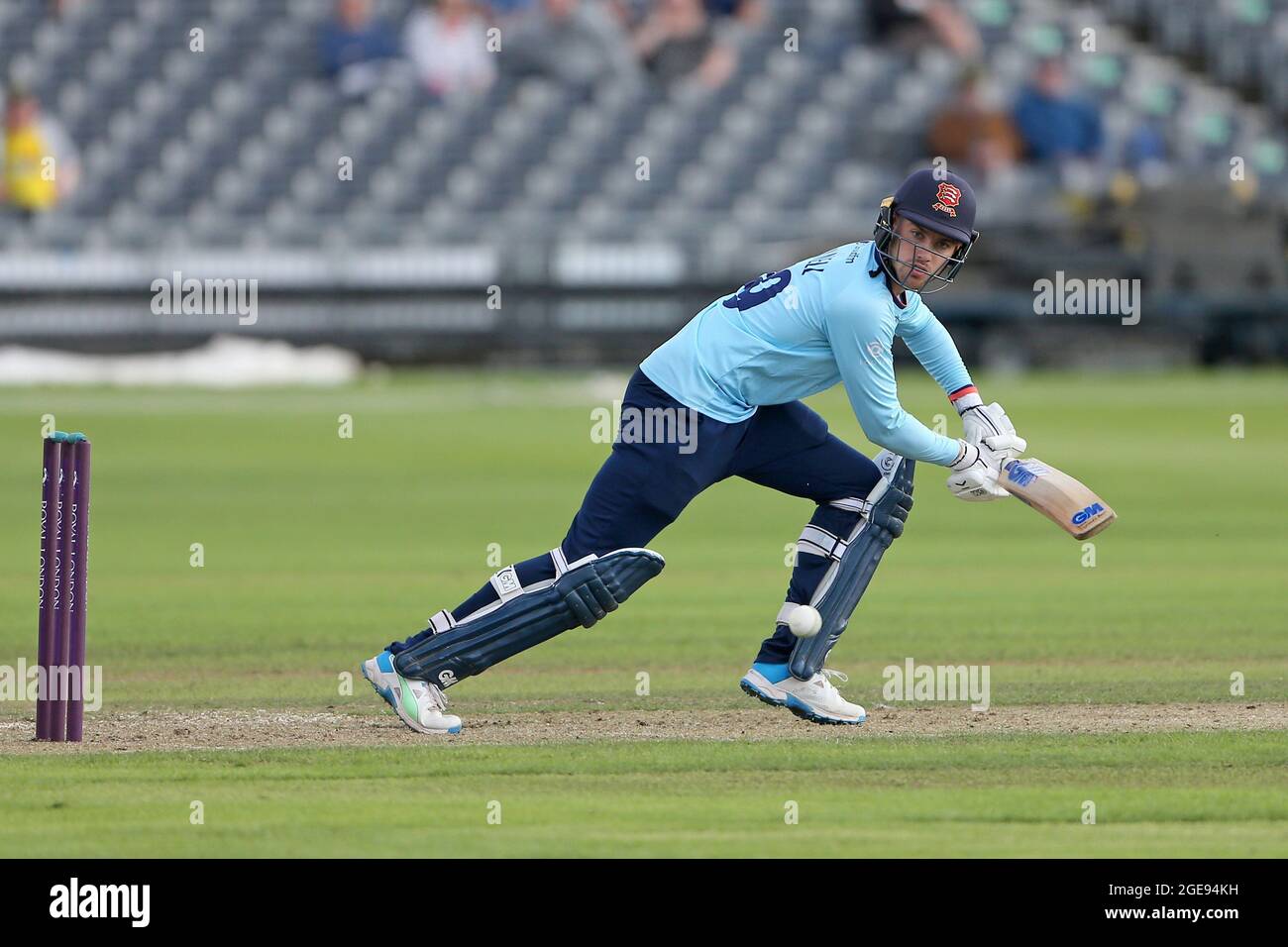 Josh Rymell in batting action for Essex during Gloucestershire vs Essex ...