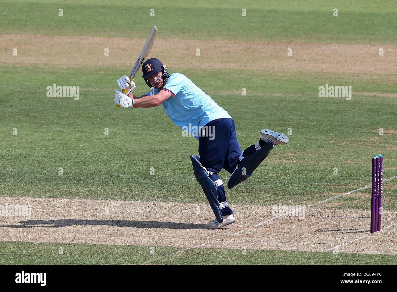 Tom Westley in batting action for Essex during Hampshire Hawks vs Essex ...