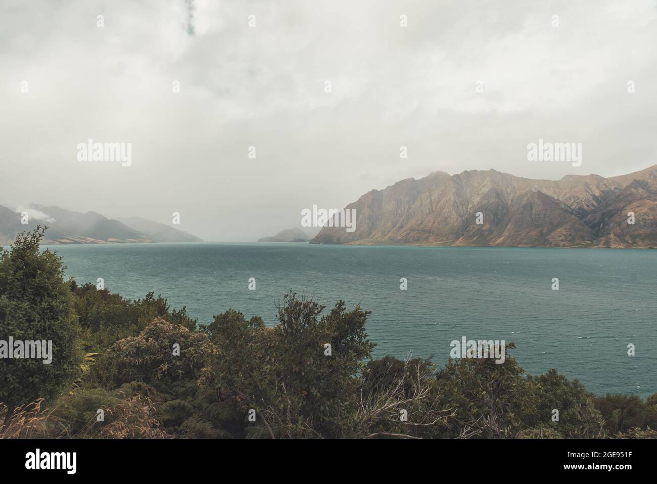 New Zealand landscape Stock Photo - Alamy