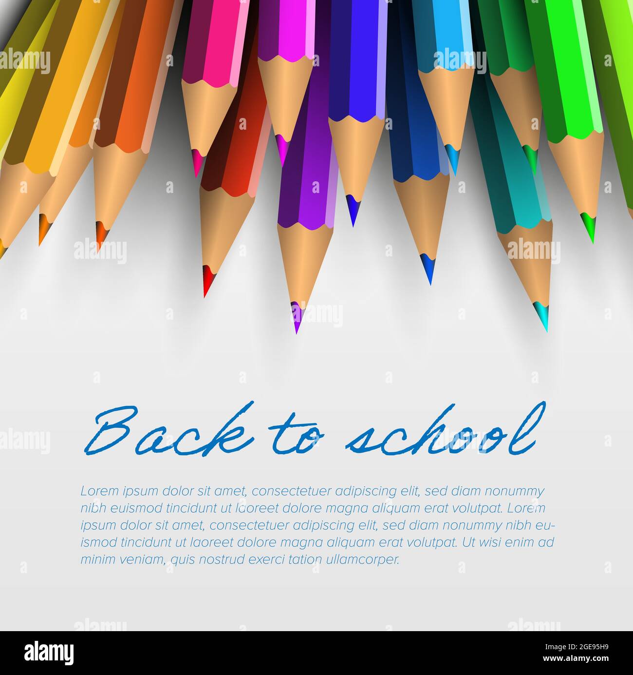 Back to school template for flyer newsletter banner header or social ...