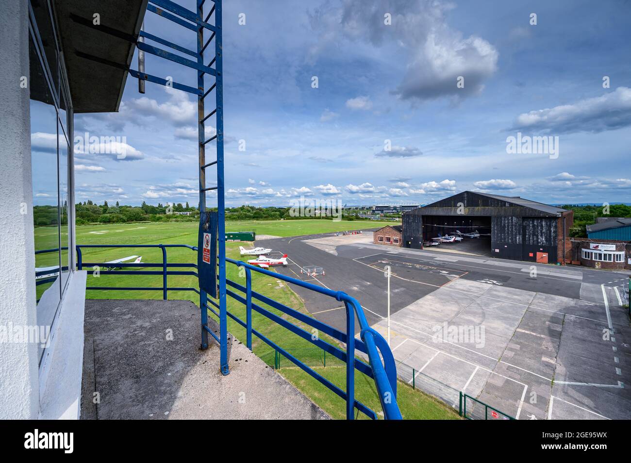 Barton airport control tower hi-res stock photography and images - Alamy