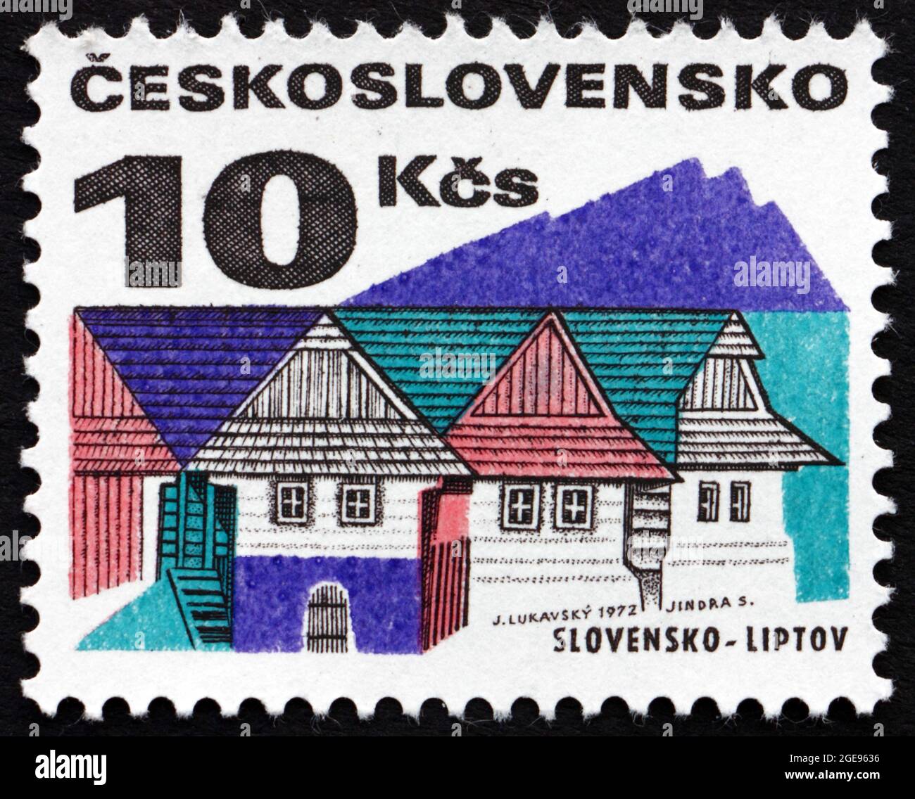 CZECHOSLOVAKIA - CIRCA 1972: a stamp printed in the Czechoslovakia ...