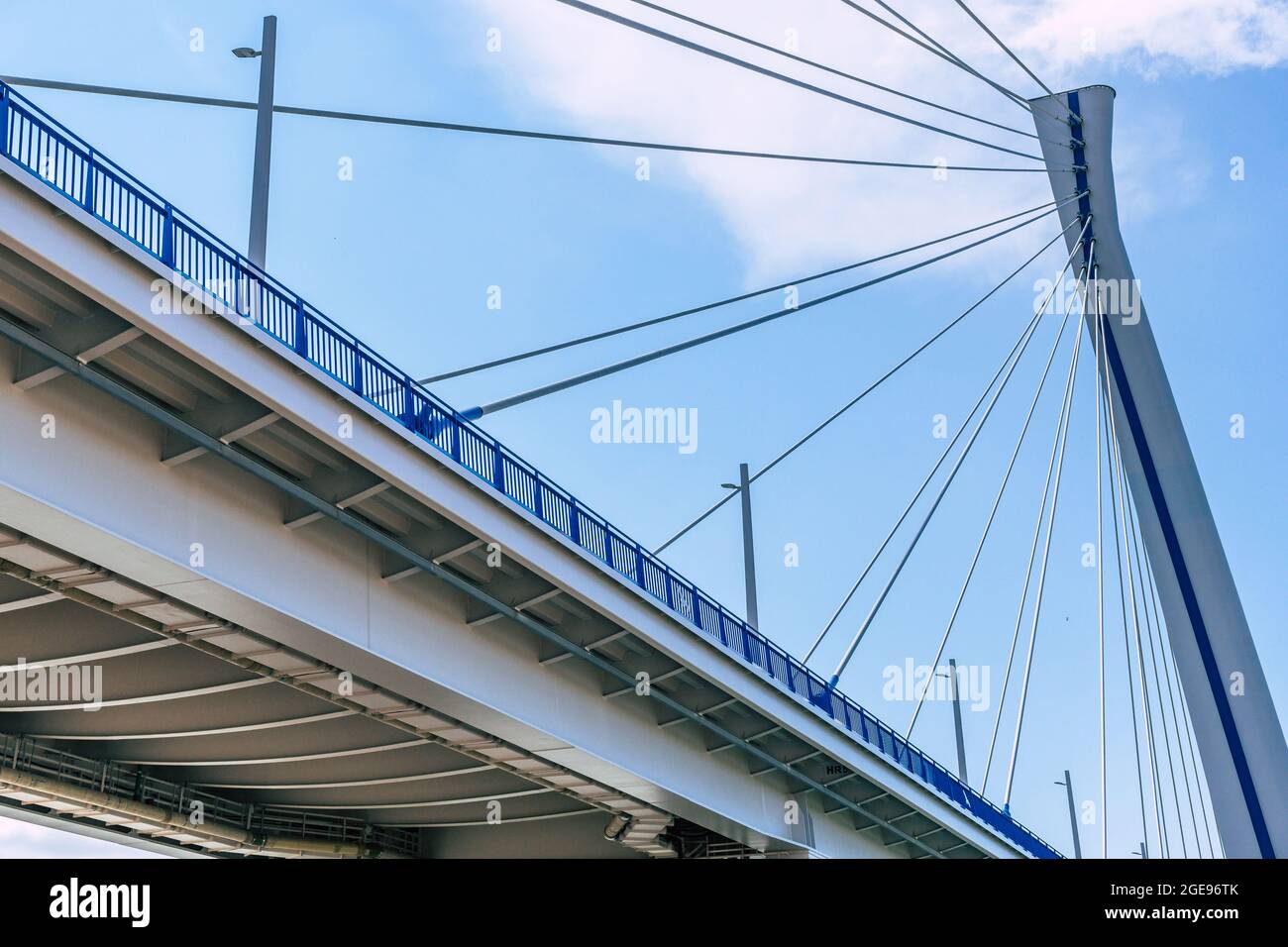 New Monostor bridge over Danube in Komarom Hungary Komarno Slovakia ...