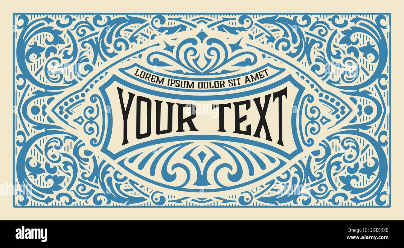 Western card with vintage style Stock Vector Image & Art - Alamy