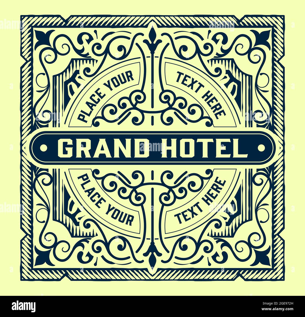 Western card with vintage style Stock Vector Image & Art - Alamy