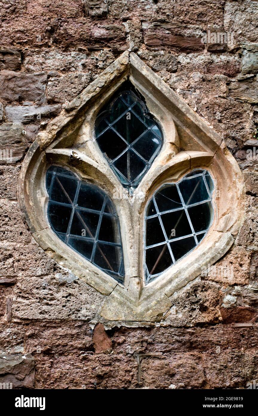 Ornate Windows Of Berkeley Castle in Gloucestershire England UK Stock ...