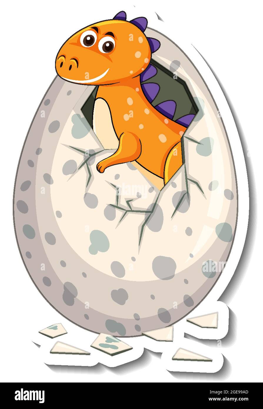 Dinosaur Hatching From Egg Template How To Draw A Baby Dinosaur
