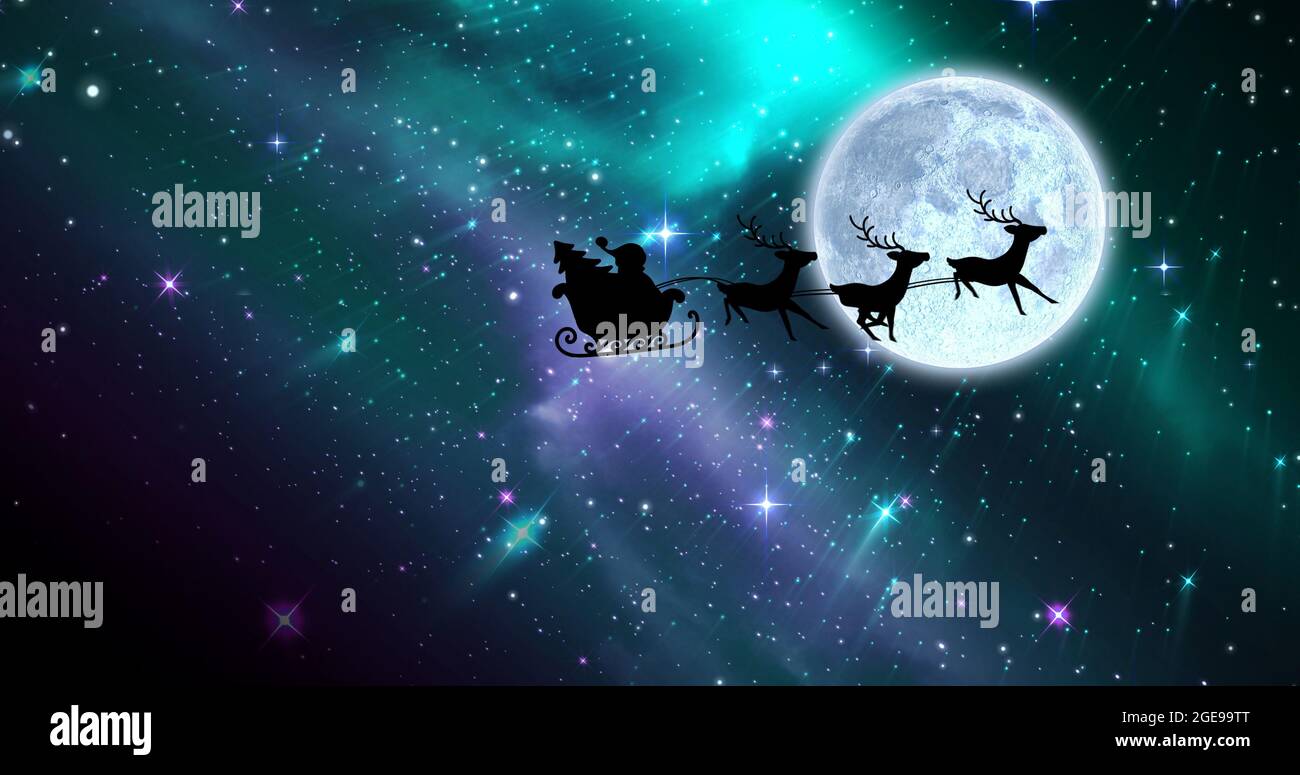 Moon santa claus hi-res stock photography and images - Alamy