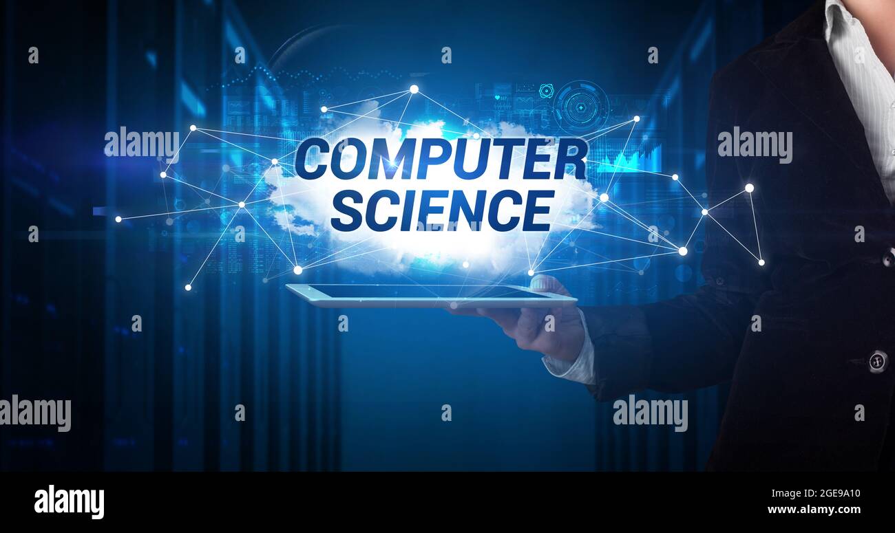 Person holding tablet, technology concept Stock Photo - Alamy