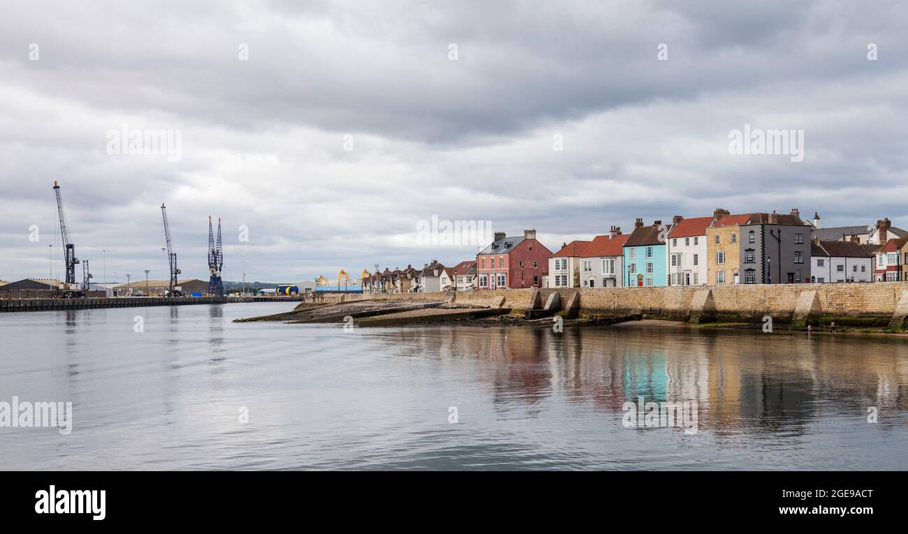 The seafront and Georgian terraced houses at the Headland in Old ...