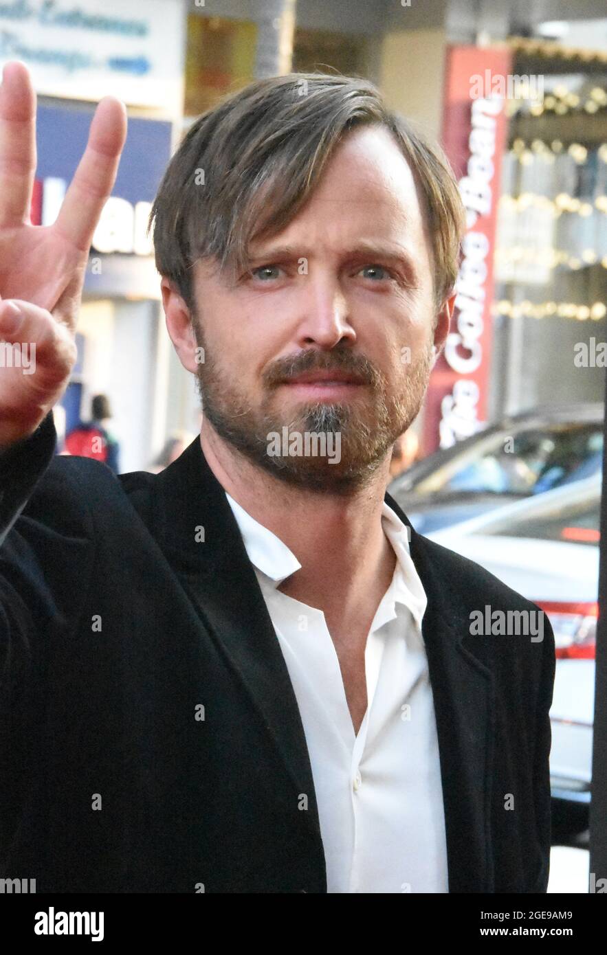 Los Angeles, California, USA 17th August 2021 Actor Aaron Paul attends ...