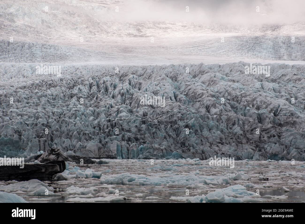 Glacier in the Vatnajokull National Park Stock Photo - Alamy