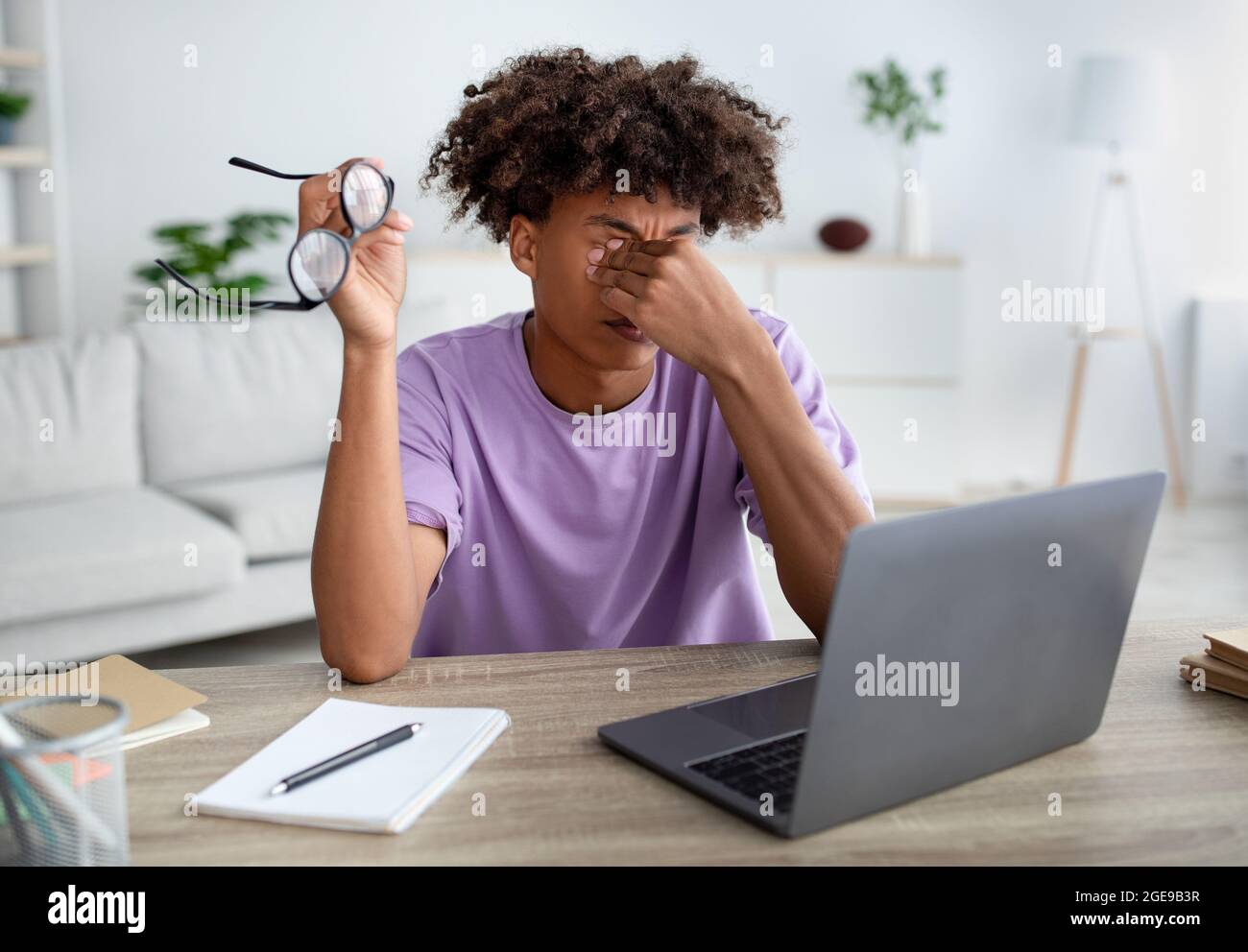 Black Person On Computer