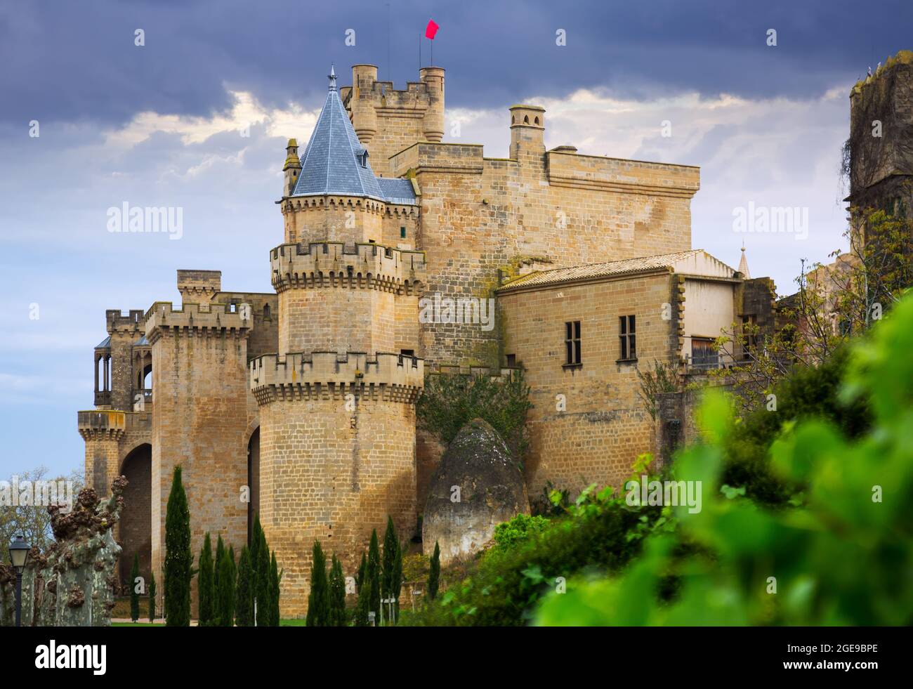 Olite castle in spain hi-res stock photography and images - Alamy